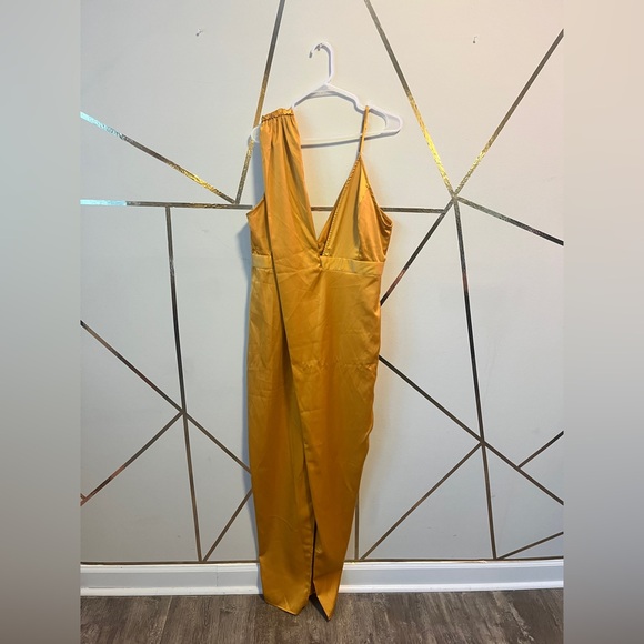 PrettyLittleThing | Dresses | Asymmetrical Faux Oneshoulder Gown | Poshmark